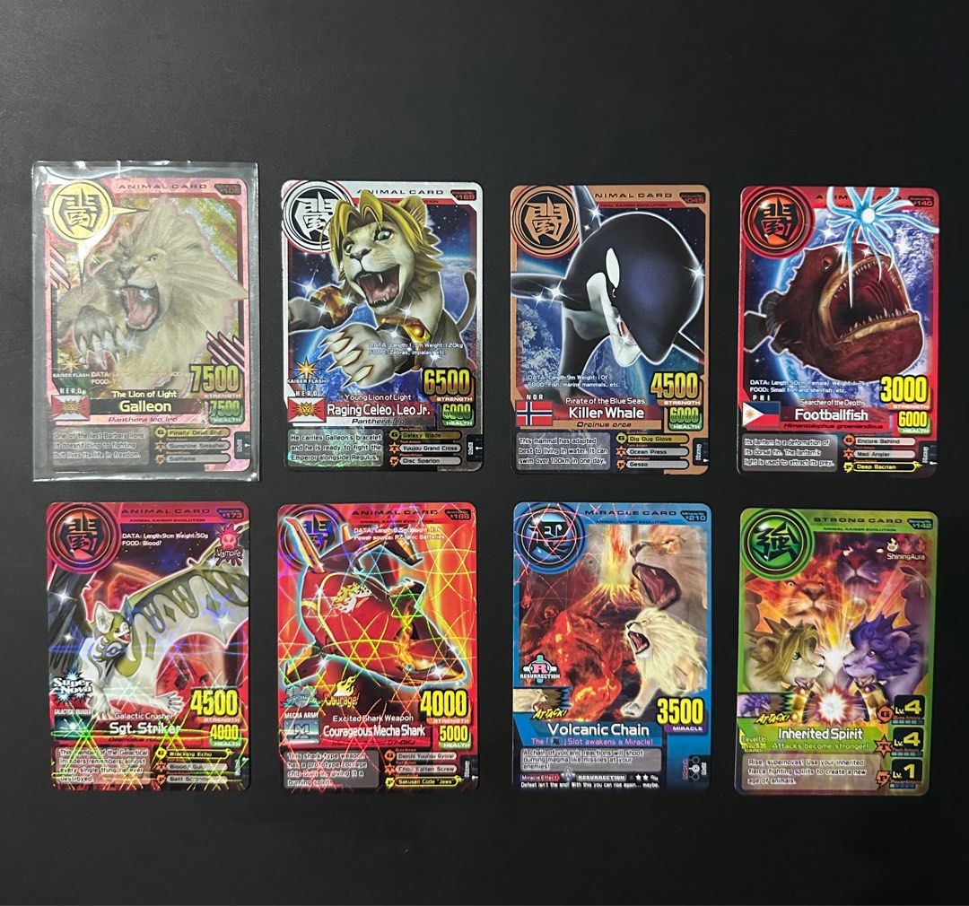 Animal Kaiser Card Set, Hobbies & Toys, Toys & Games on Carousell