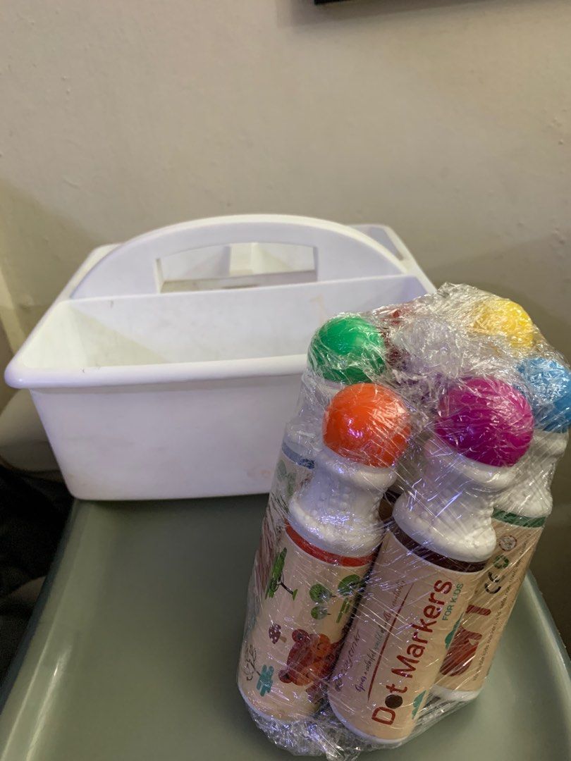 Art Caddy craft organizer with dot marker, Hobbies & Toys, Stationary ...