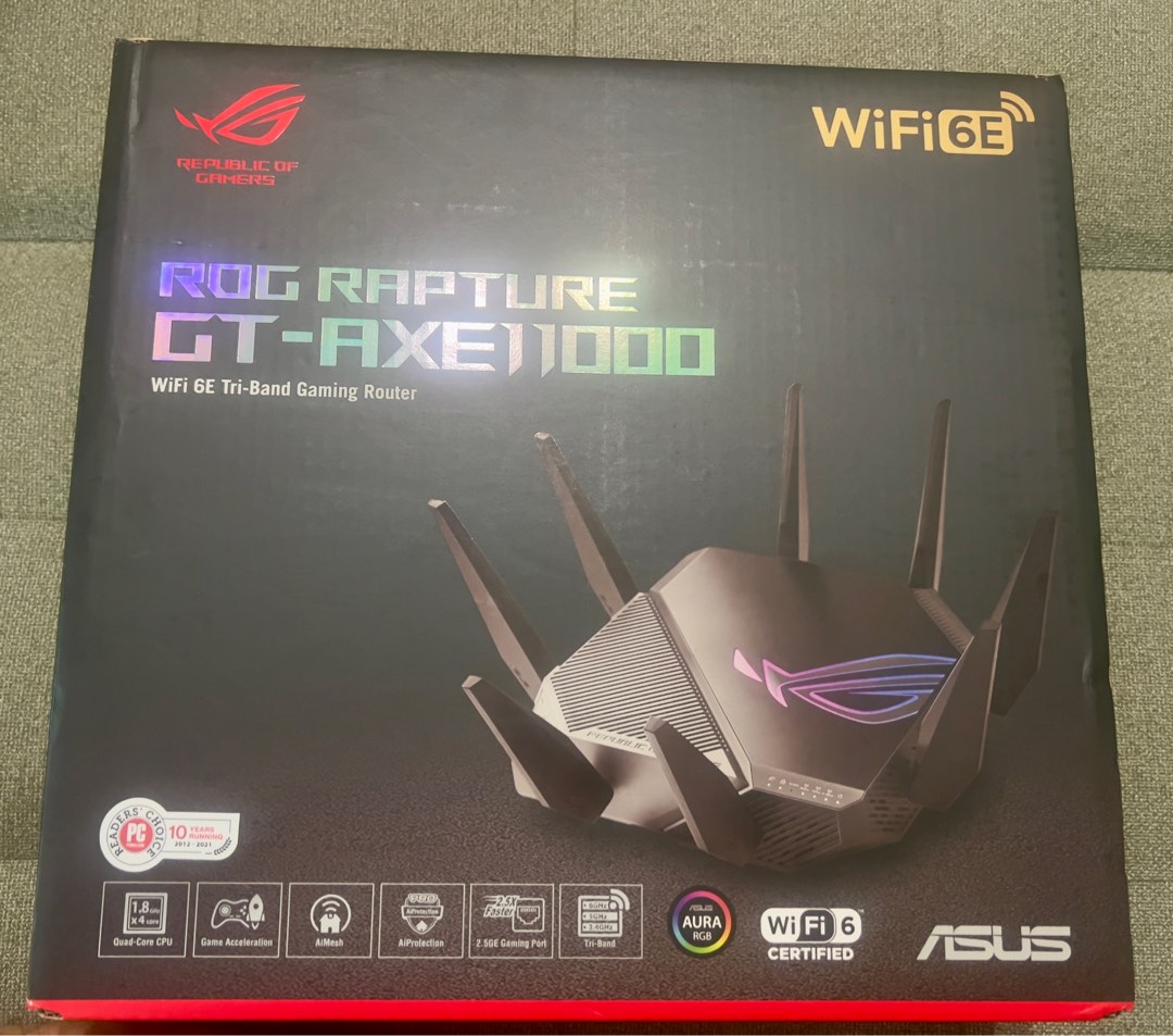 Asus AXE11000 Merlin FlashRouter, Computers & Tech, Parts & Accessories ...