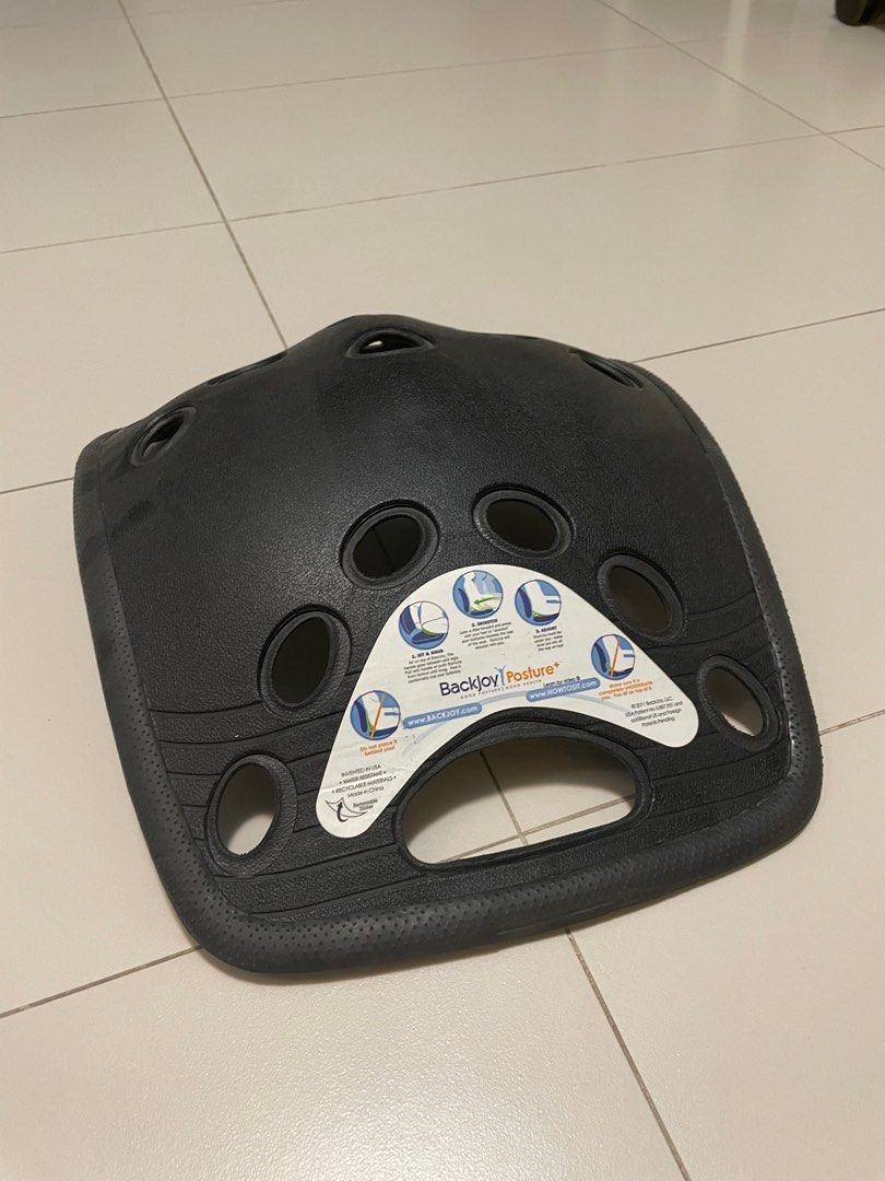 BackJoy SitSmart Posture Plus (Black), Furniture & Home Living, Furniture, Chairs on Carousell
