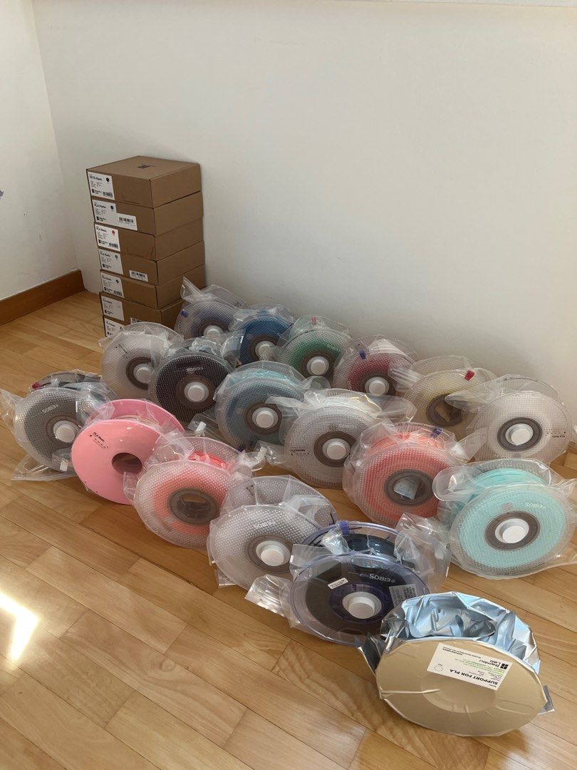 Bambulab 3D printer Filaments and EIBOS 3D vacuum bag storage (selling ...