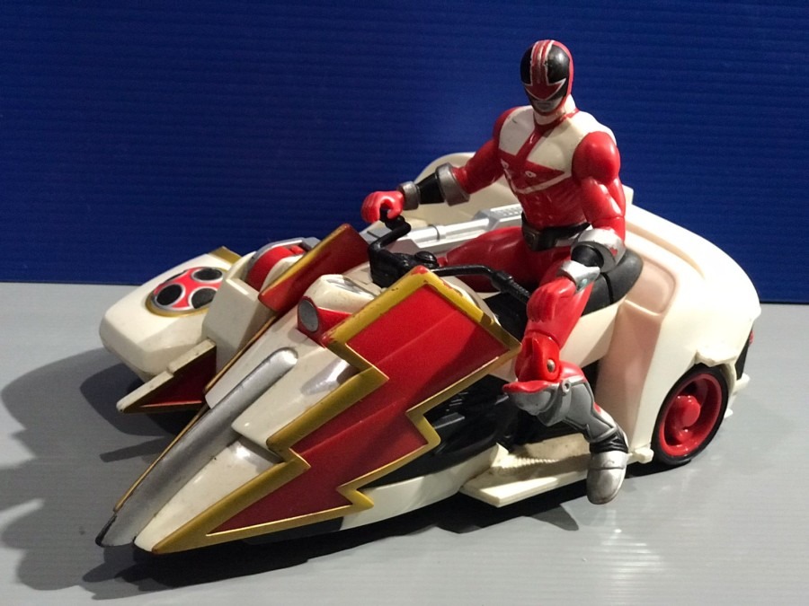 Bandai - Power Ranger Bike + Figure, Toys & Collectibles, Mainan di ...