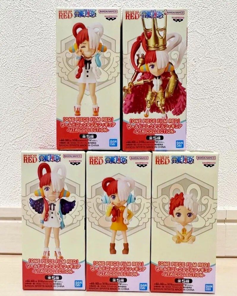 Bandai WCF One Piece Film Red Uta full set of 5 World Collectible ...