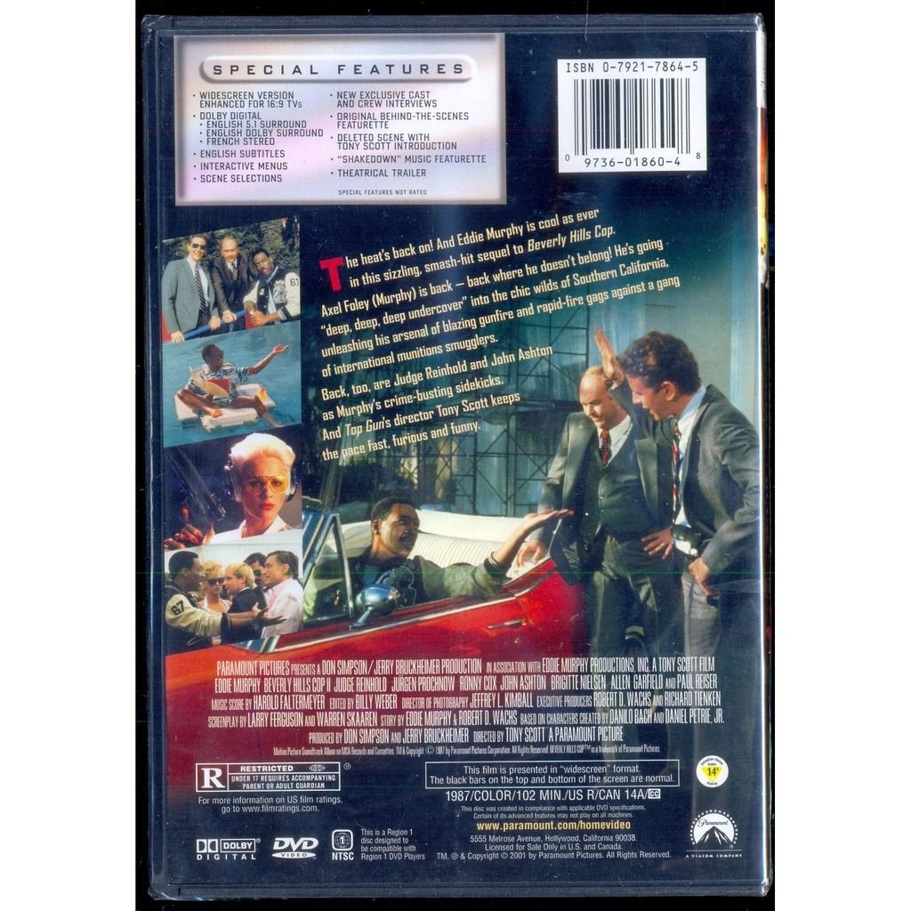 Beverly Hills Cop II [ DVD ], Hobbies & Toys, Music & Media, CDs & DVDs ...
