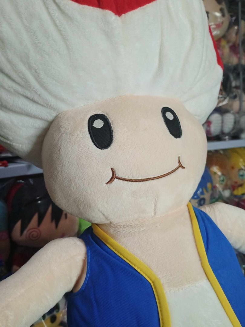 BIG Lifesize 19-Inch Toad Super Mario Video Game Plush Toy (Ocean Park ...