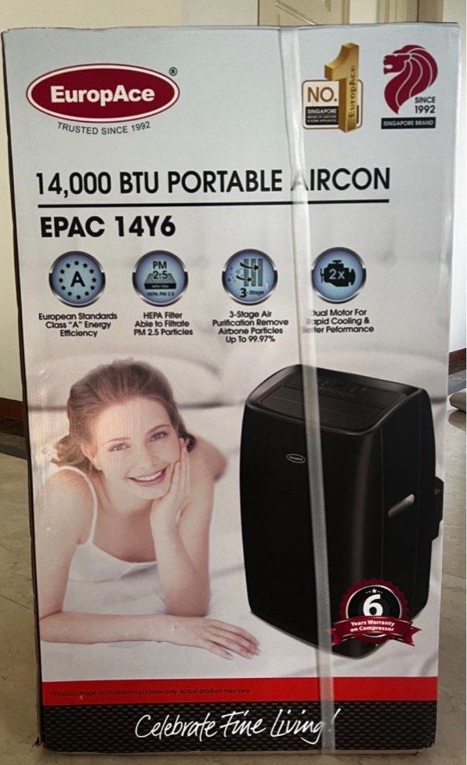 Brand New Europace Portable Aircon, TV & Home Appliances, Air ...