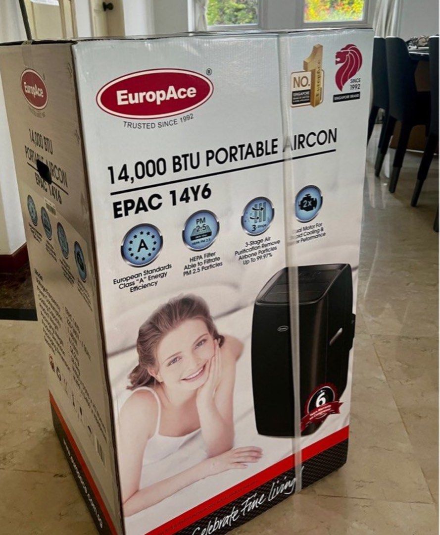 Brand New Europace Portable Aircon, TV & Home Appliances, Air ...