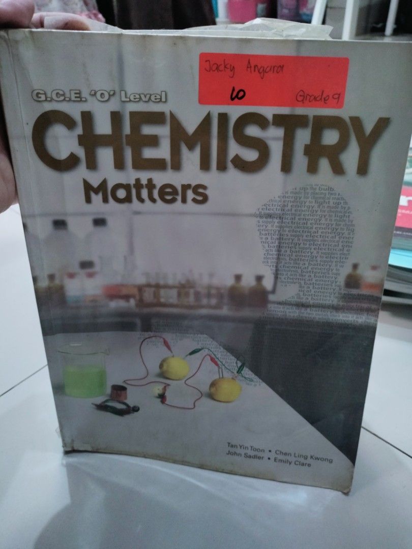 Buku Chemistry Matters, Buku & Alat Tulis, Buku Pelajaran di Carousell