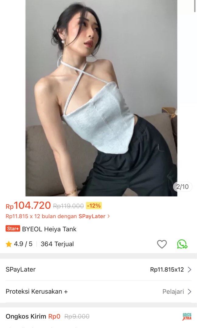 byeol heiya top all size, Fesyen Wanita, Muslim Fashion, Atasan di Carousell