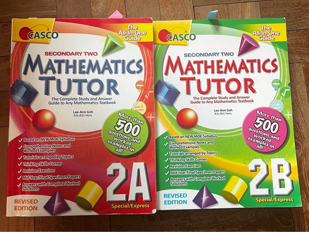 CASCO mathematics tutor 2A And 2B assessment books, Hobbies & Toys ...