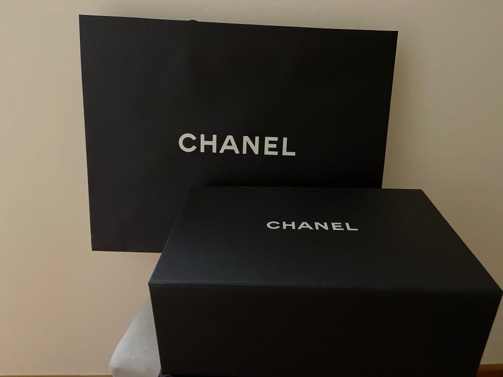 Chanel box with paper bag, Women's Fashion, Bags & Wallets, Shoulder ...