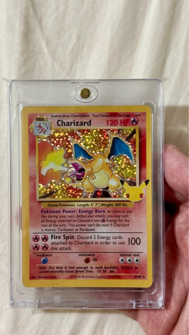 Charizard 25th Celebration, Hobbies & Toys, Toys & Games on Carousell
