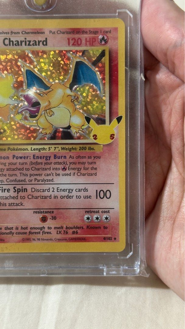 Charizard 25th Celebration, Hobbies & Toys, Toys & Games on Carousell