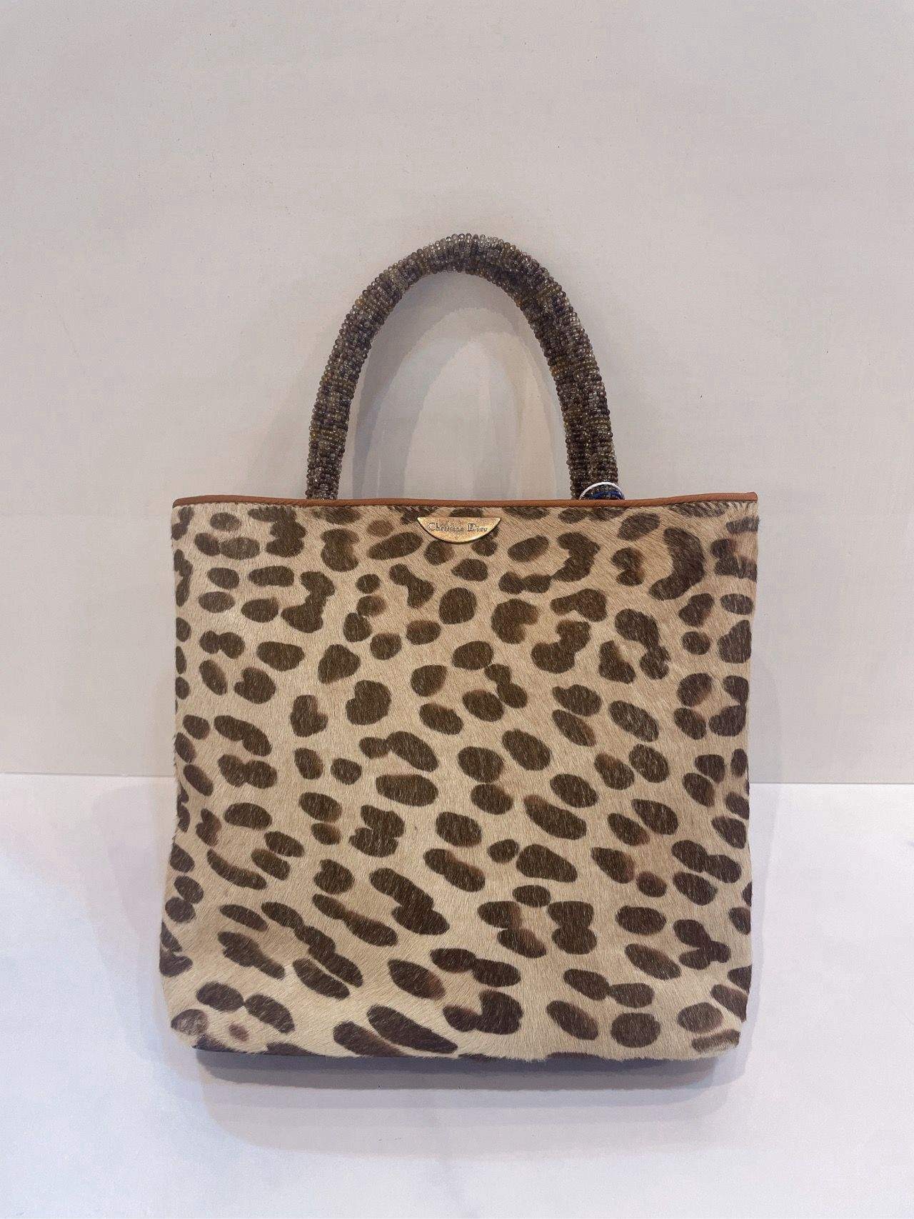 Christian Dior Leopard Tote Bag, Luxury, Bags & Wallets on Carousell