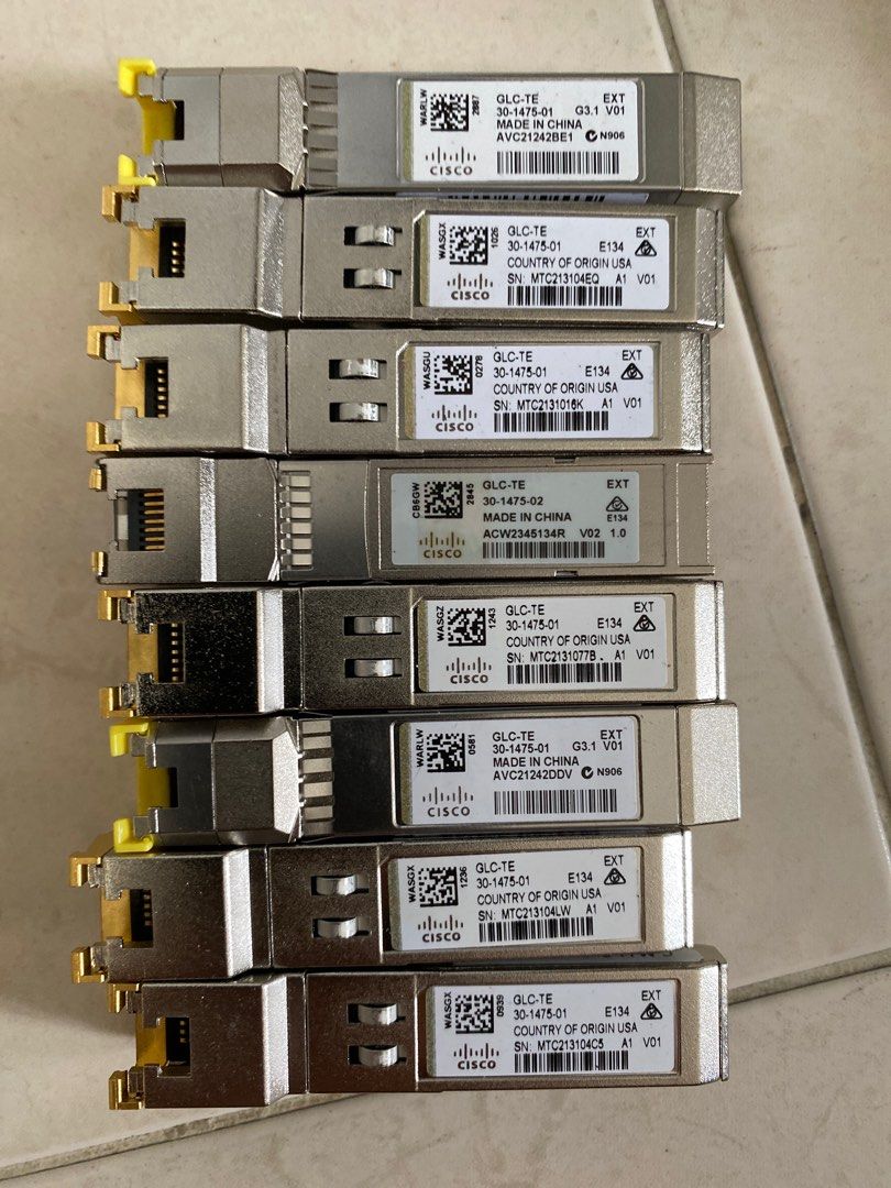 Cisco GLC-TE and GLC-TE Copper SFP Module Cisco, Computers & Tech ...