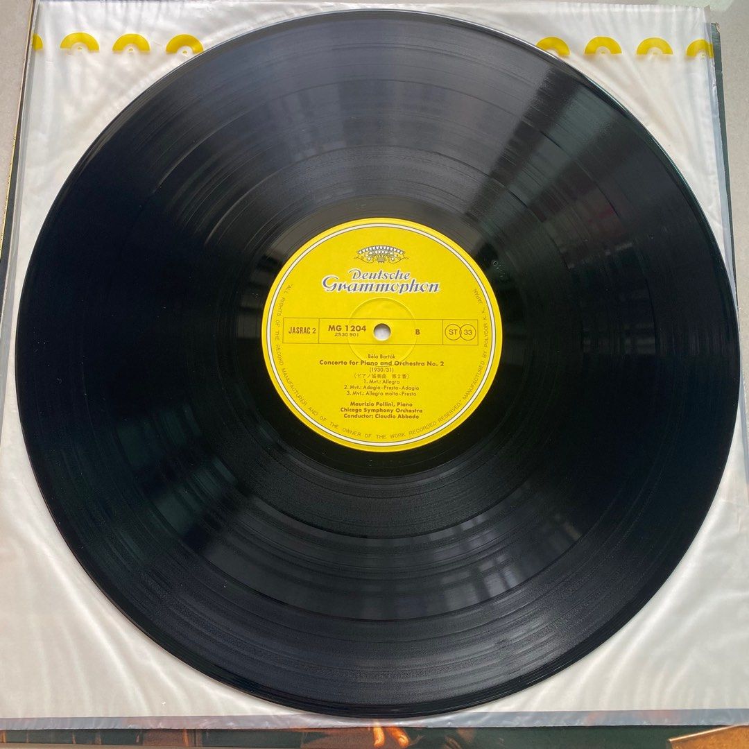 Claudio Abbado Maurizio Pollini Piano Concertos 1+2(LP), 興趣及遊戲, 音樂、樂器 ...