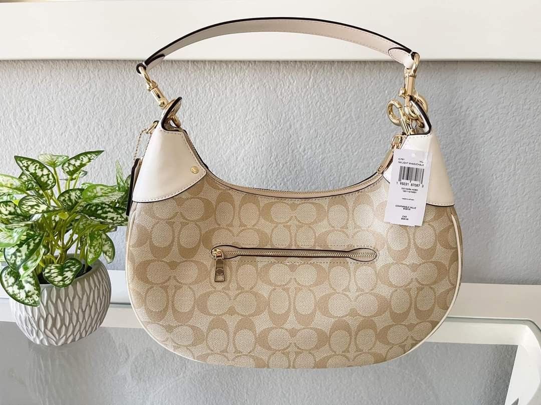 COACH Mara Hobo In Signature Canvas, Women's Fashion, Bags & Wallets ...