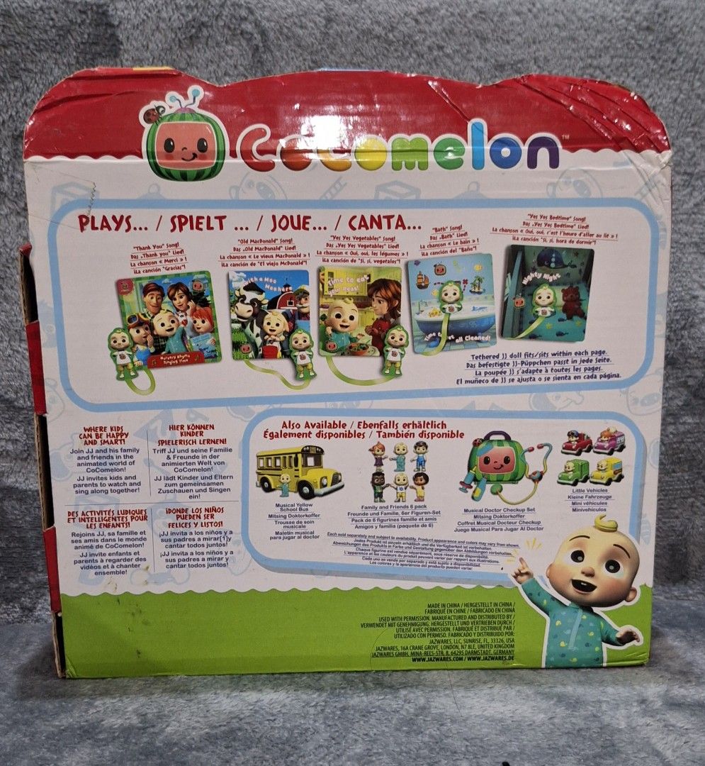 COComelon MUSICAL PLUSH BOOK TOY, Babies & Kids, Infant Playtime on ...