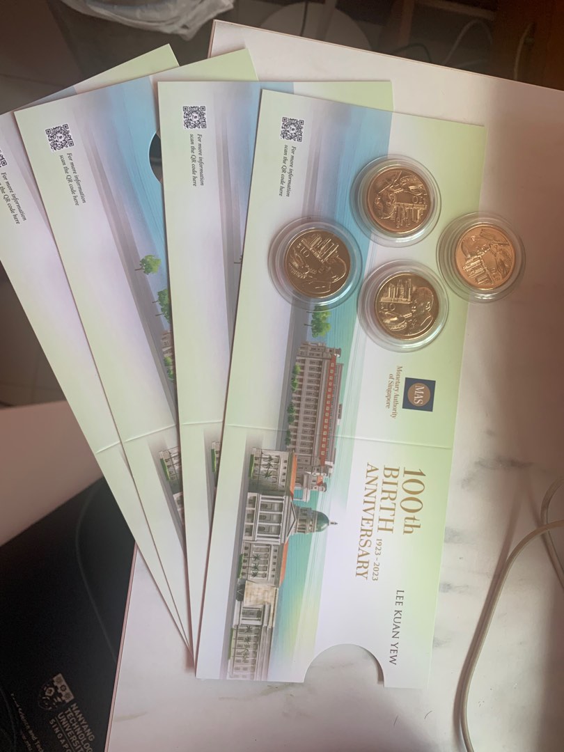 Coin LKY100 x3, Hobbies & Toys, Memorabilia & Collectibles, Currency on ...