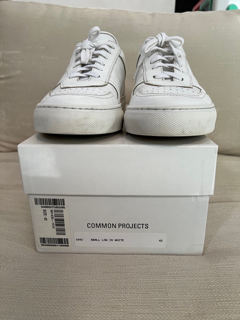 COMMON PROJECTS BBALL LOW SIZE 42, Men's Fashion, Footwear, Sneakers on ...