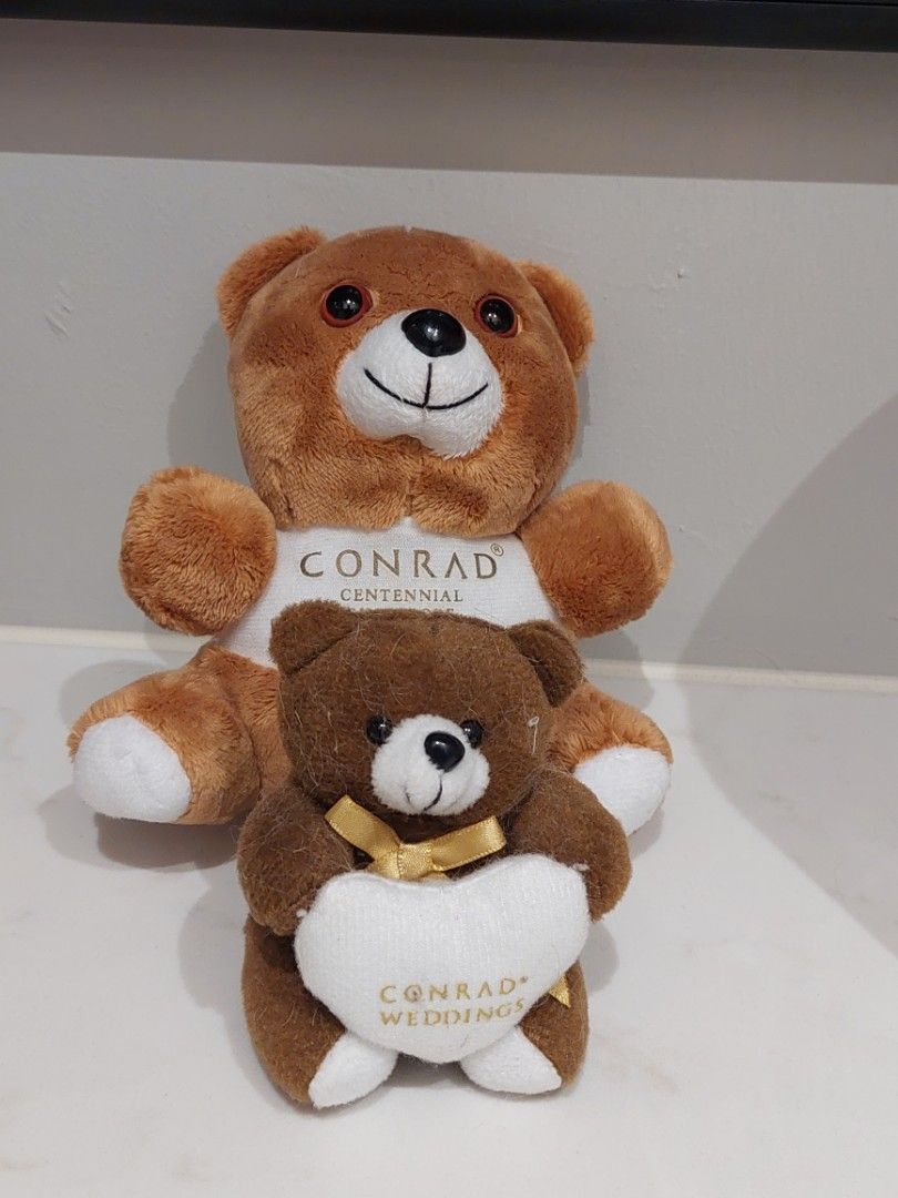 Conrad Bear Soft Toy, 1 big, 1 small, Hobbies & Toys, Toys & Games on ...