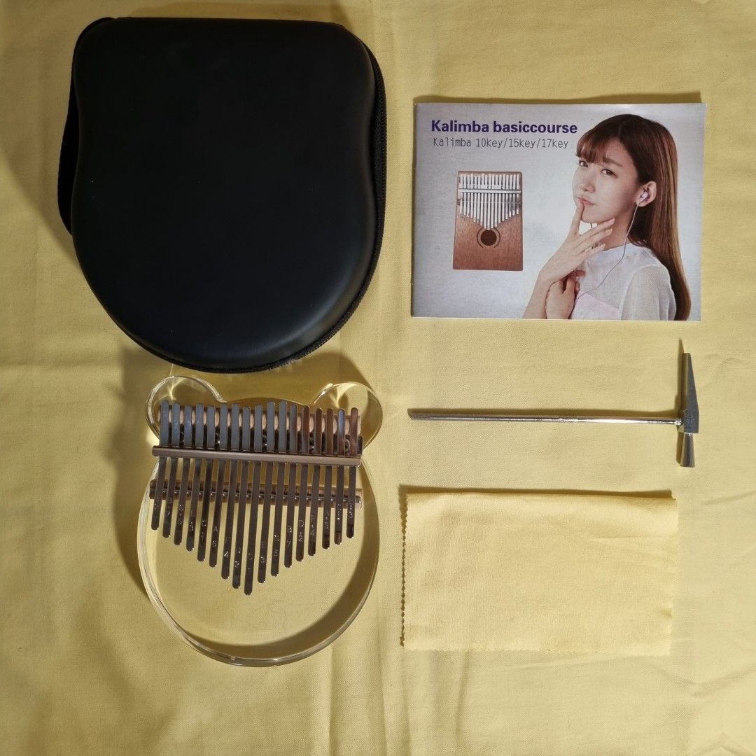 Crystal Acrylic Kalimba (Complete Set), Hobbies & Toys, Music & Media ...