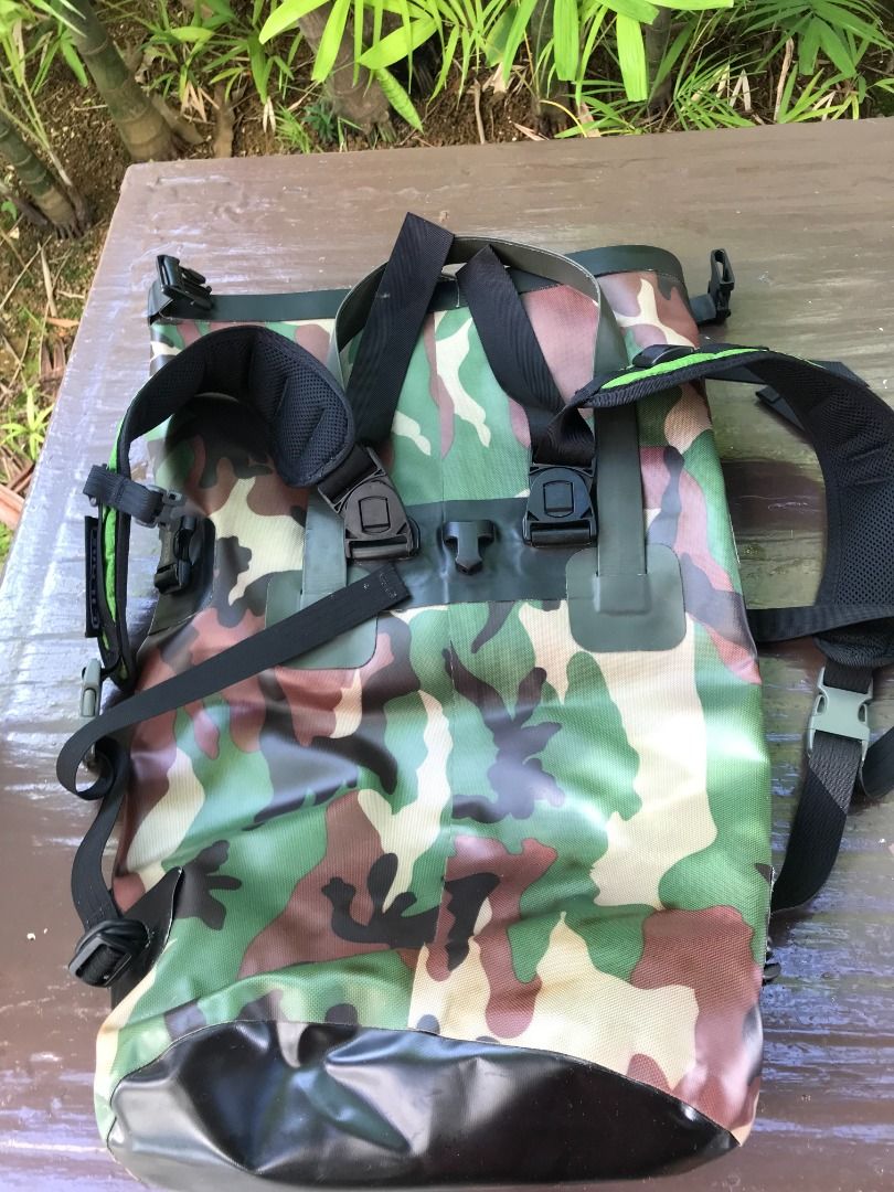 Cycbak waterproof haversack. Dimension when fully opened 30 x 12 x 60cm ...