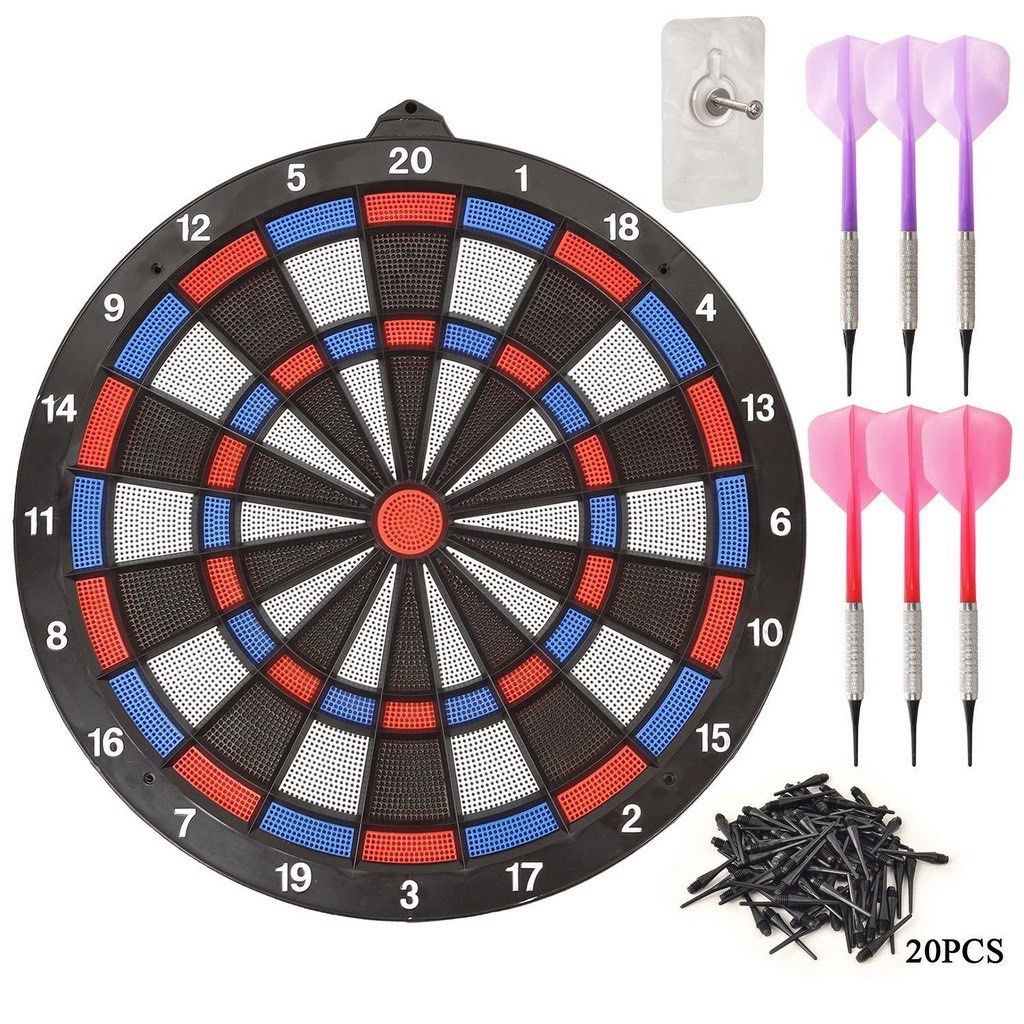 Dart Board Set with 6 Darts, Sports Equipment, Other Sports Equipment ...