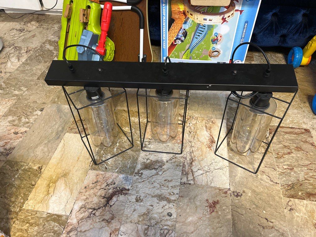 Decor Manila Antonelli 3 Drop light, Furniture & Home Living, Lighting ...