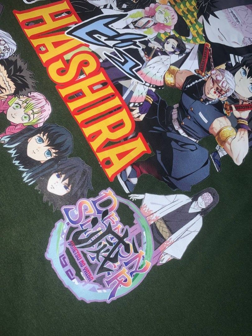 DEMON SLAYER "Hashira" Custom Anime High Quality Print, Men's Fashion ...