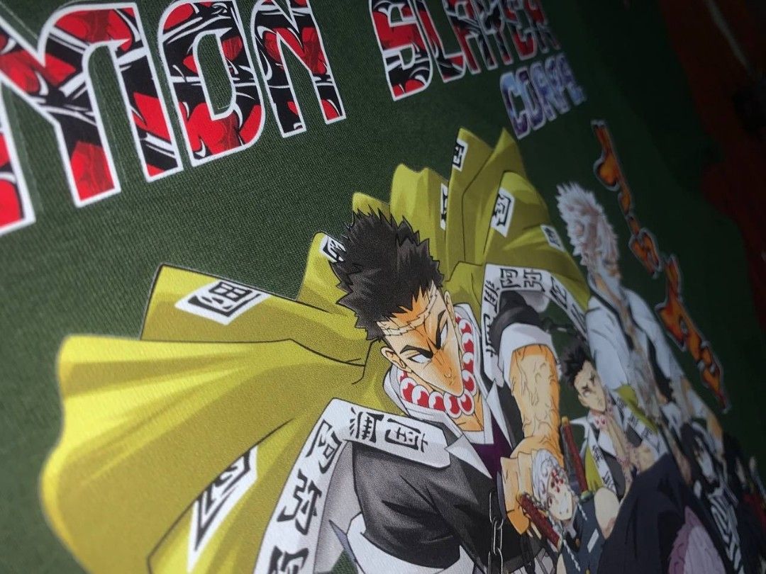 DEMON SLAYER "Hashira" Custom Anime High Quality Print, Men's Fashion ...