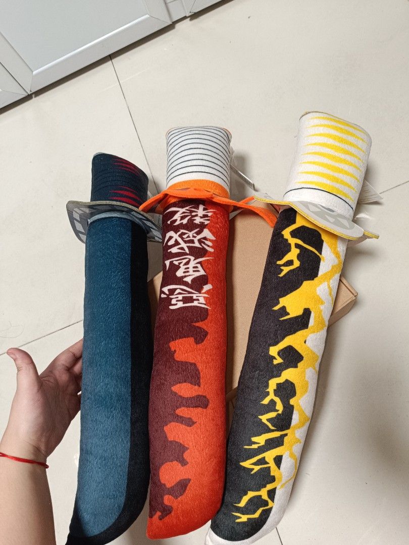 Demon slayer plush sword, Hobbies & Toys, Toys & Games on Carousell