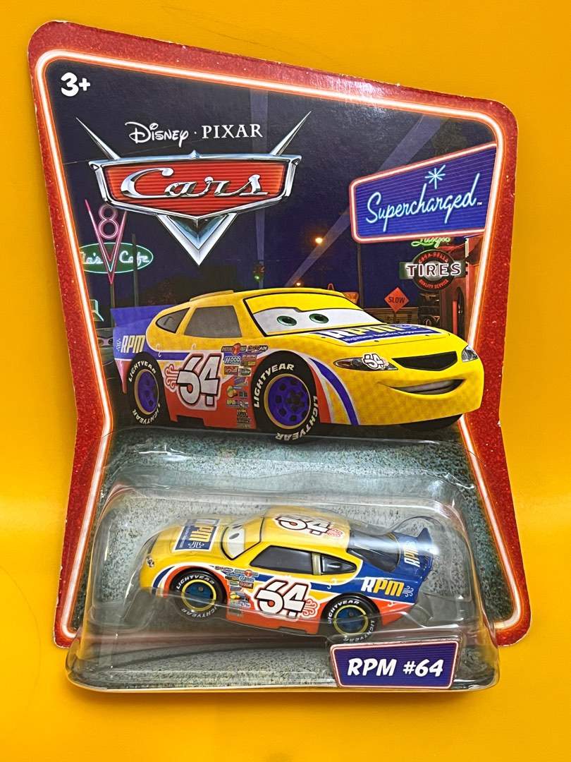 Disney Cars Movie RPM #64 Supercharged Die Cast Toy, Hobbies & Toys ...