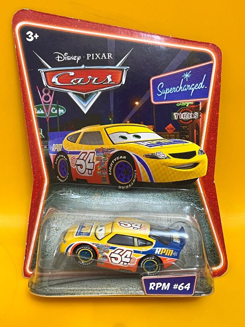 Disney Cars Movie RPM #64 Supercharged Die Cast Toy, Hobbies & Toys ...
