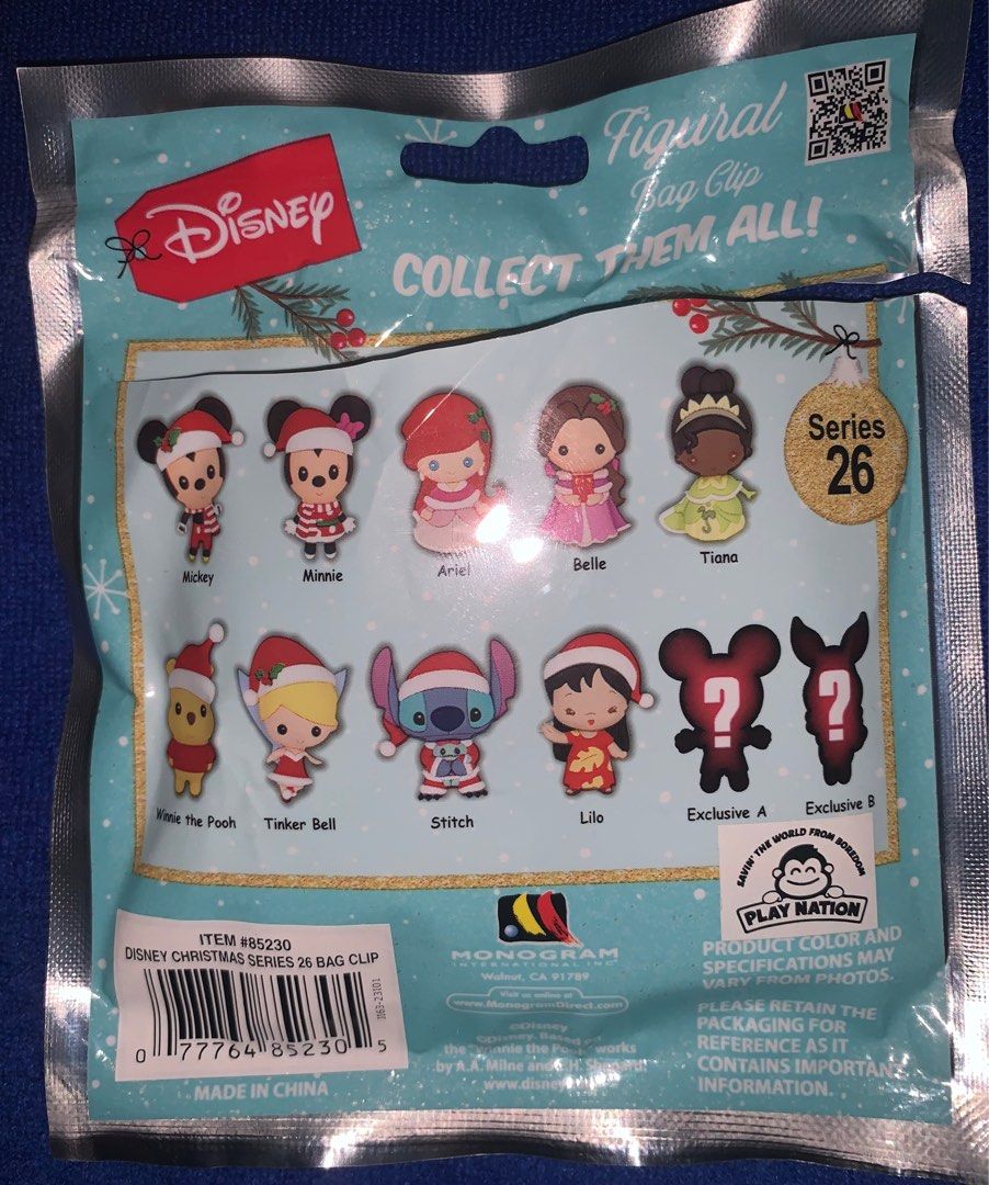 (Piglet) disney figural bag clips(exclusive B) , Hobbies & Toys, Toys ...