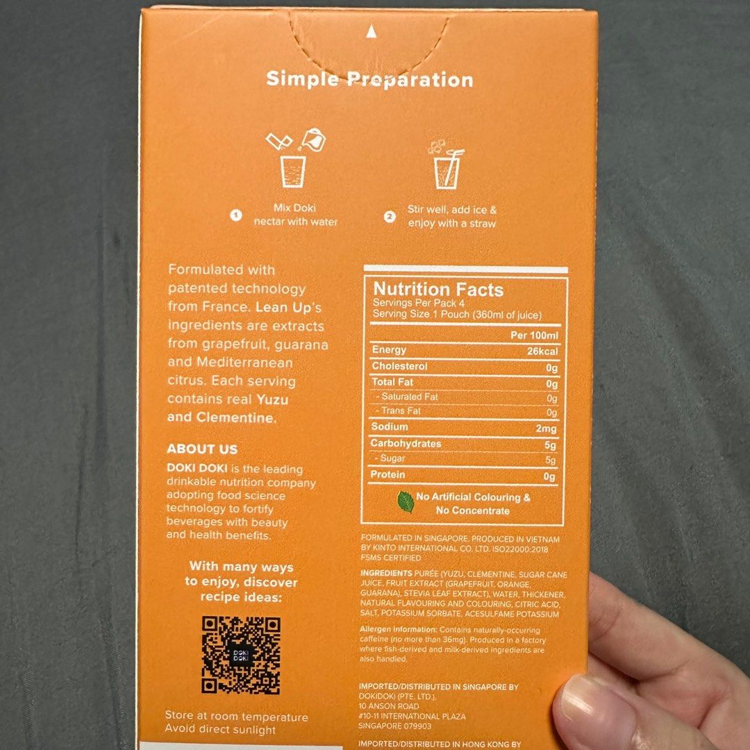 Doki Doki (Calorie Burning Juice), Health & Nutrition, Health ...