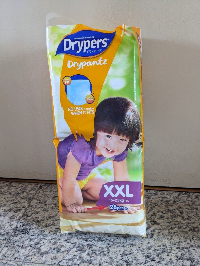 BN Drypers Drypantz XXL, Babies & Kids, Bathing & Changing, Diapers ...