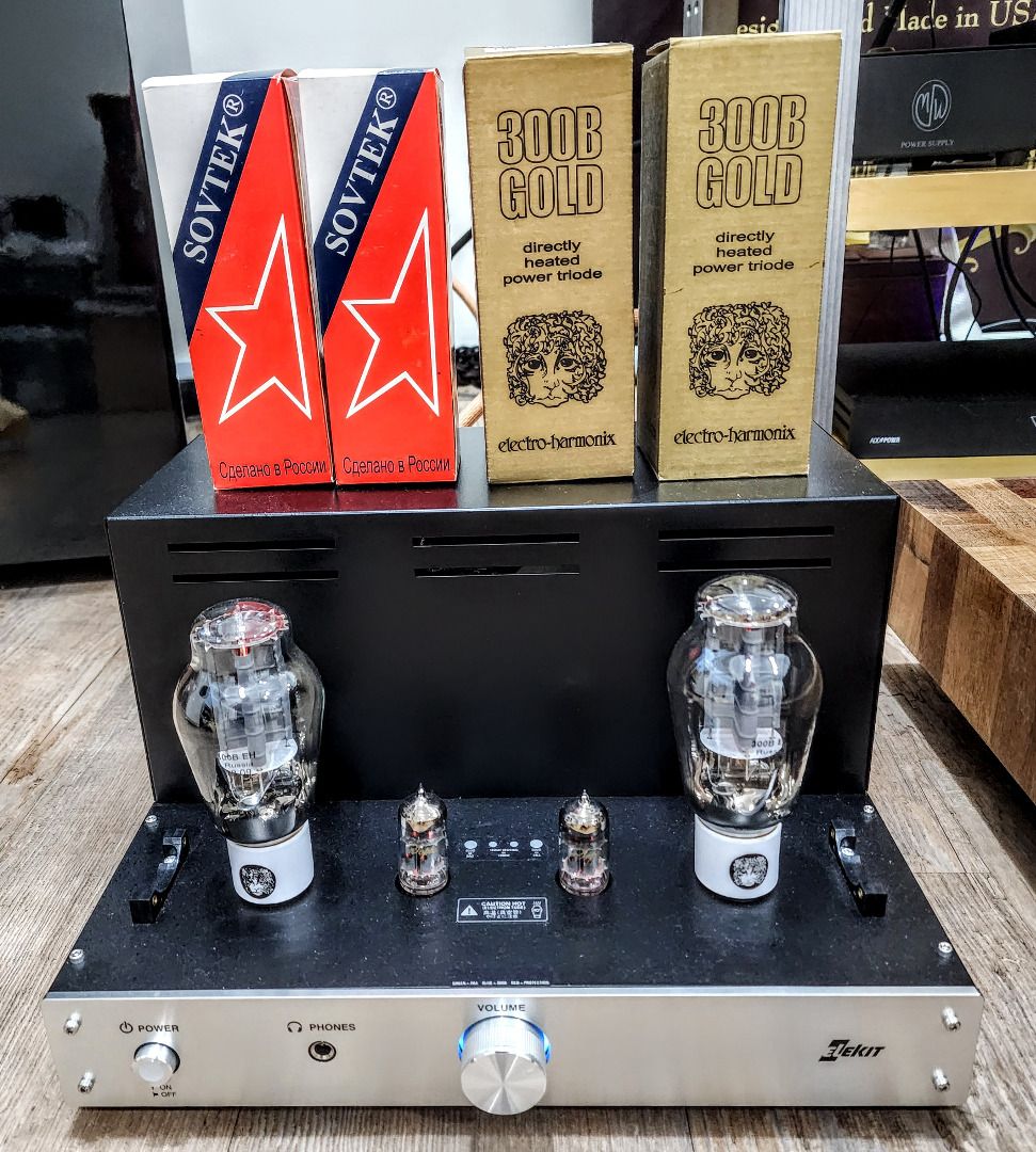 Elekit 8900 tube integrated amplifier with 2A3 and 300B tubes, Audio ...