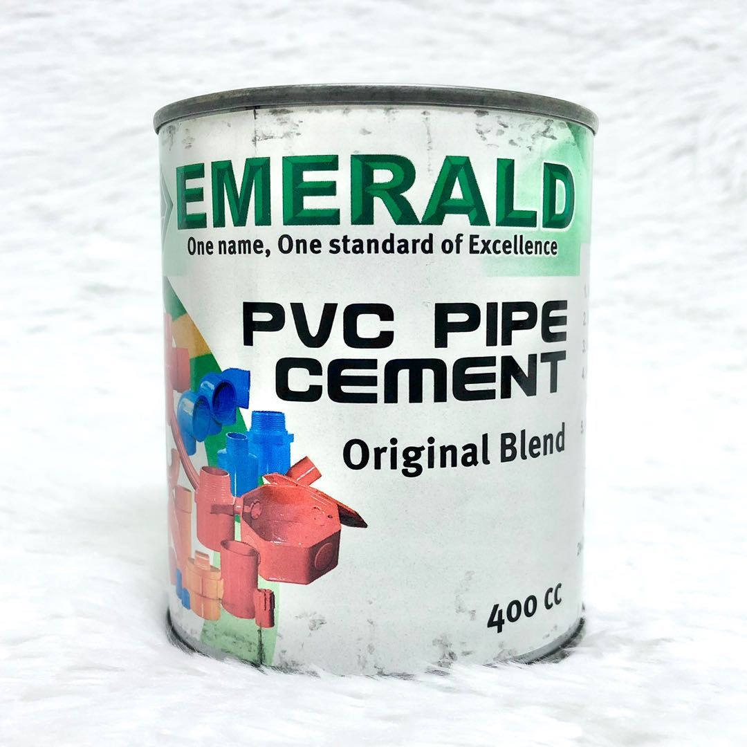 Emerald PVC Pipe Cement Original Blend 400CC Solvent / Plumbing Construction Materials ...