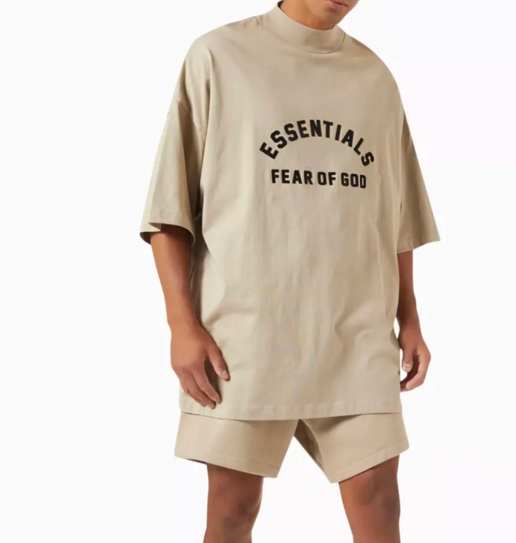 ESSENTIAL FOG SS23 Dusty Beige Dubai, Men's Fashion, Tops & Sets ...