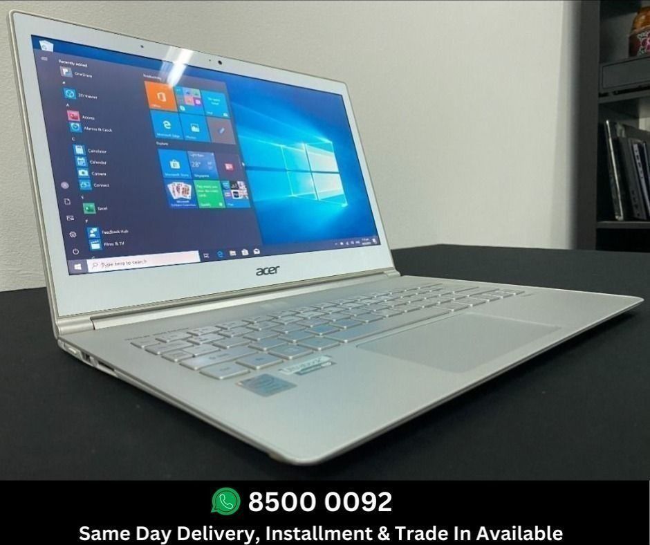 Fast Speed Acer TouchScreen Slim & LightWeight Laptop + MS Office + SSD ...