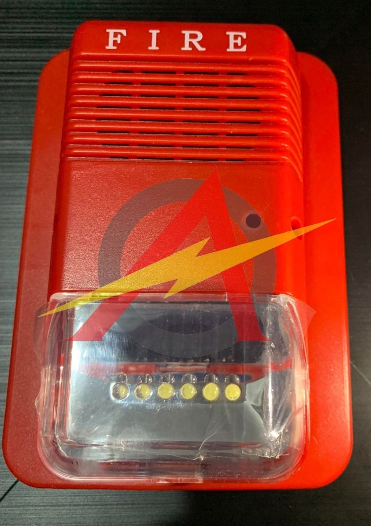 Fire Alarm Sounder with LED Strobe Light - FDAS, Commercial & Industrial, Industrial Equipment ...
