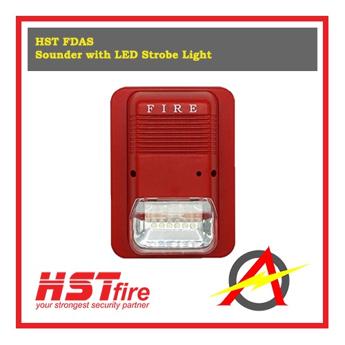 Fire Alarm Sounder with LED Strobe Light - FDAS, Commercial ...