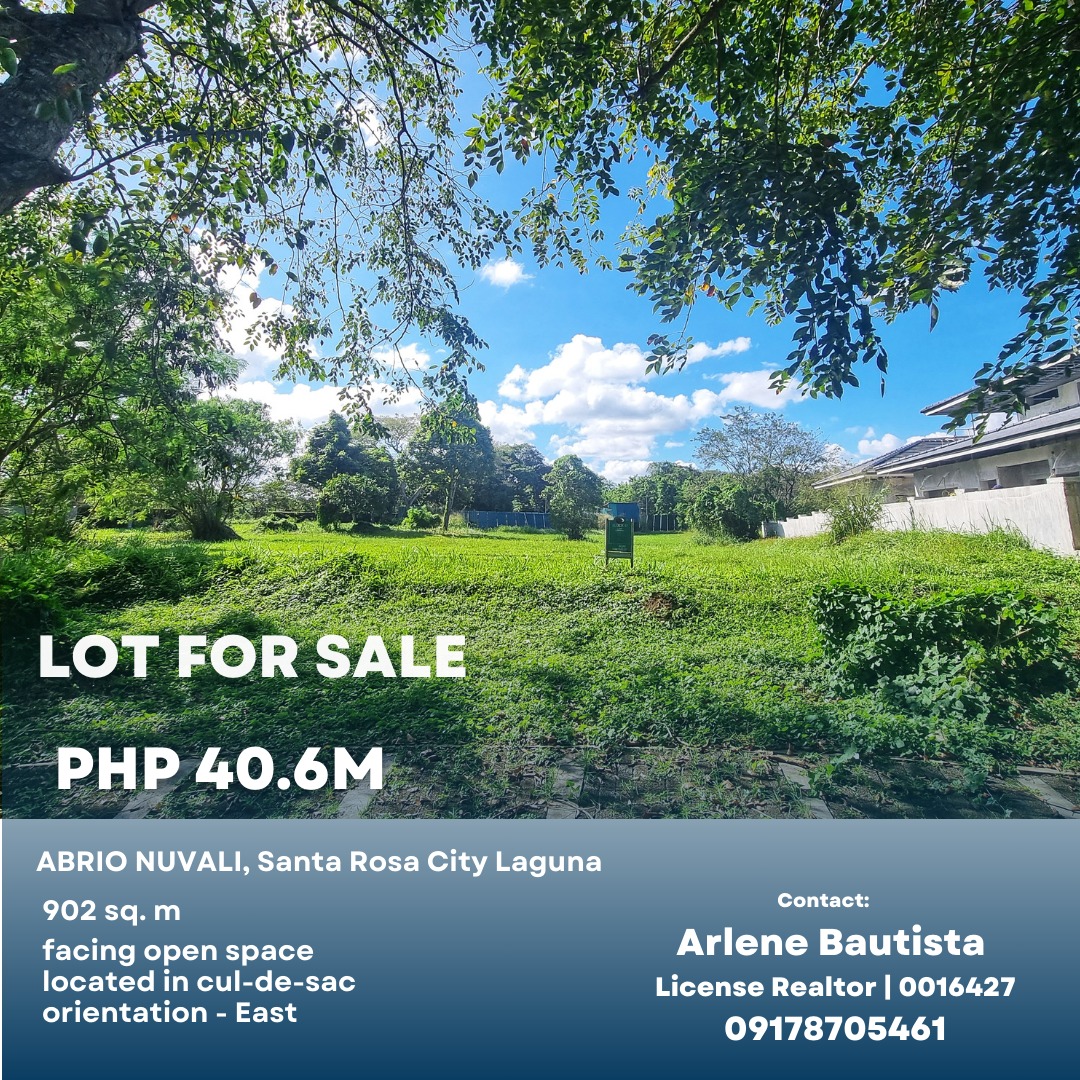 For Sale: LOT ONLY in Abrio Nuvali Santa Rosa City Laguna, Property ...