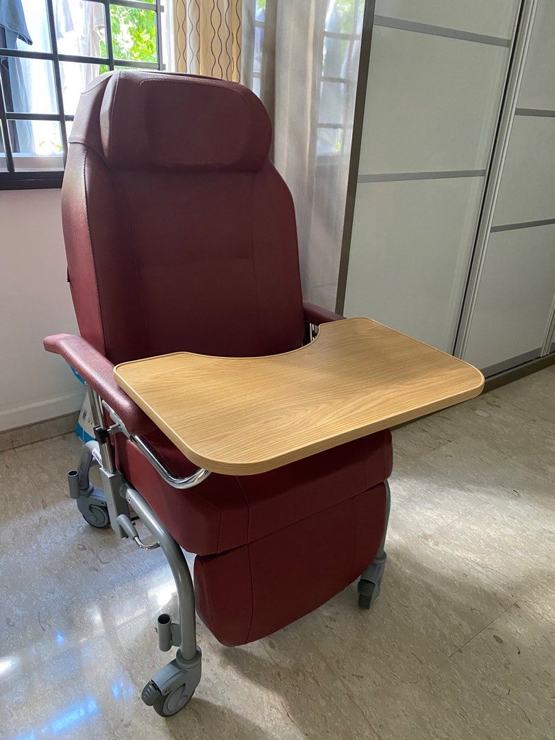Geriatric Chair with detachable table, Health & Nutrition, Assistive ...