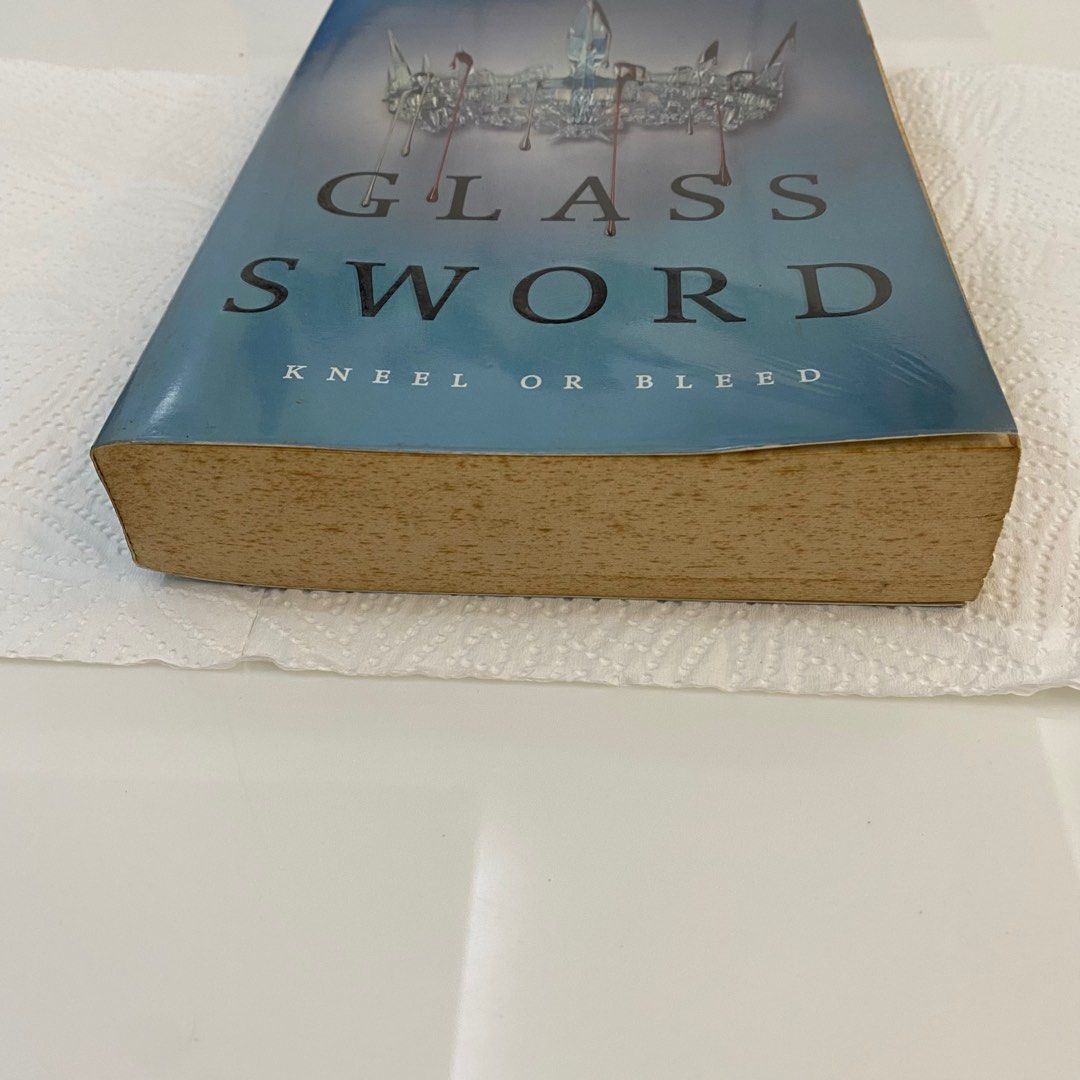 SIGNED Glass Sword by Victoria Aveyard (Red Queen Series), Hobbies ...