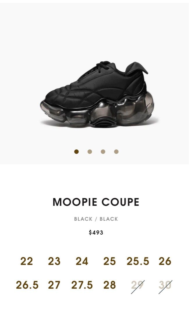 grounds MOOPIE COUPE in black (authentic), Luxury, Sneakers & Footwear ...