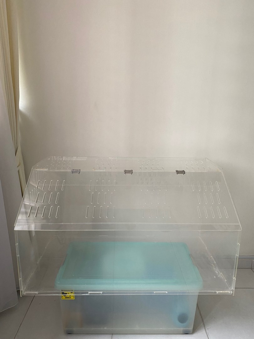 Hamster Acrylic Cage 100x50x50, Pet Supplies, Homes & Other Pet ...