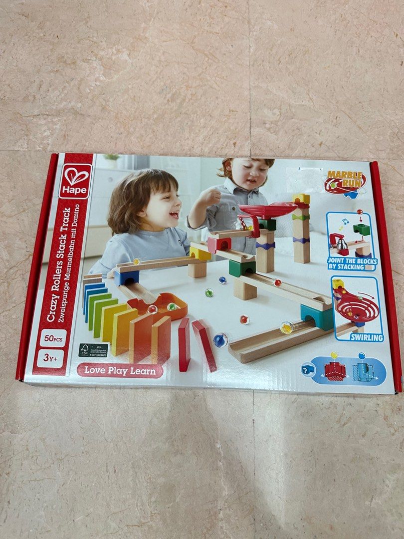 Hape 1102 Crazy Rollers Stack Track Marble Run Set For Age 3+, Hobbies & Toys, Toys & Games on ...