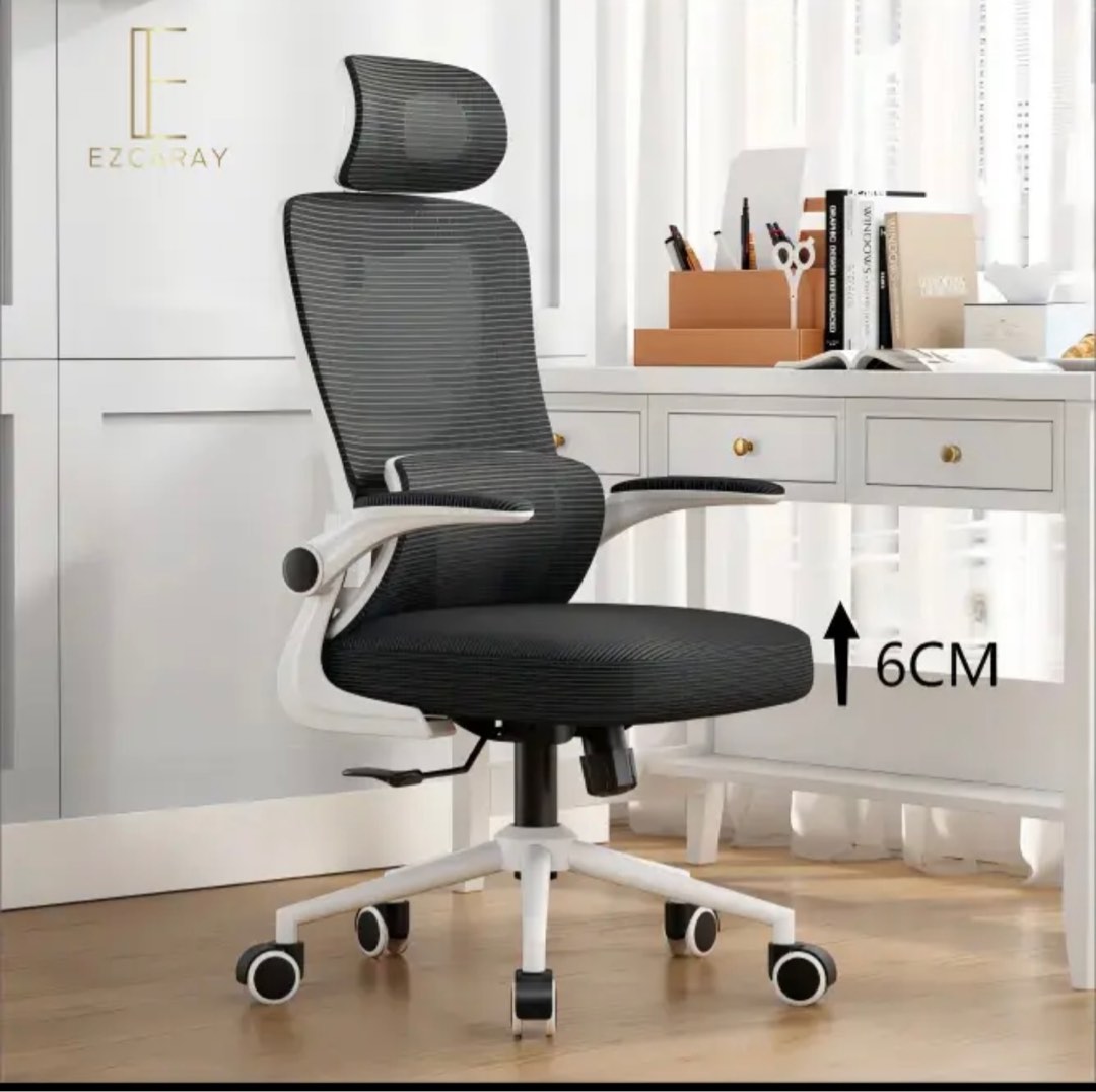 High-Back Ergonomic Study/Office/Gaming Chair, Furniture & Home Living ...